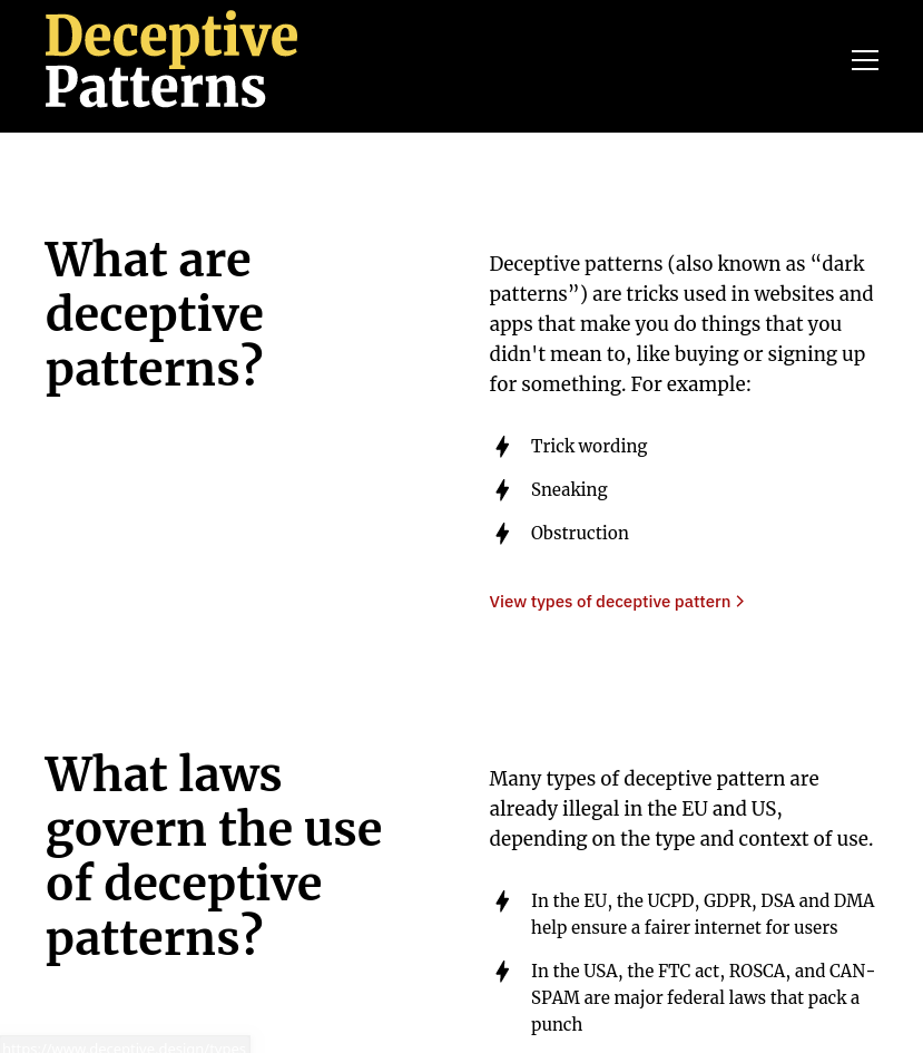 Techrights — 'Dark Patterns' or a Trap at the European Patent Office (EPO)