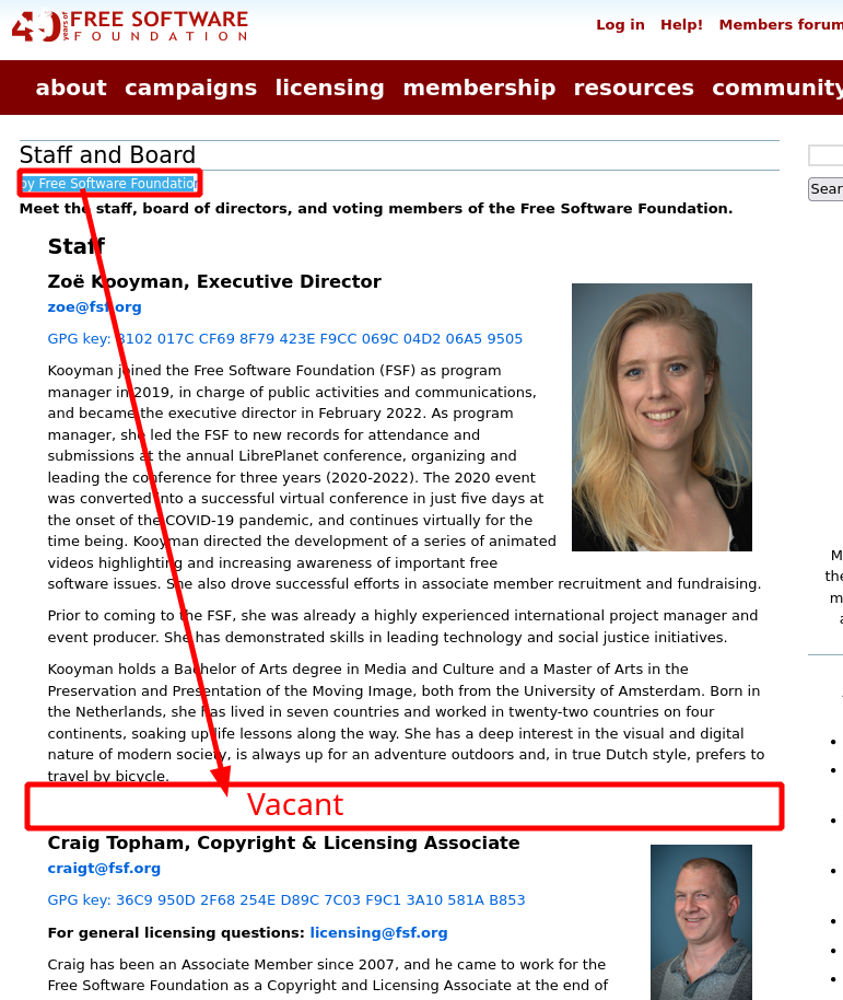 Techrights — Anouk Rozestraten (Deputy Director) Appears to Have Left ...