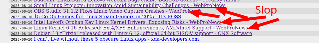 Techrights — Google News is Dying: Most of Its Top Stories Now Are LLM ...
