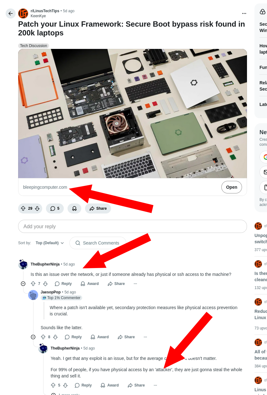 Techrights — Campaign of FUD Against Framework Laptops and GNU/Linux (Using Microsoft's Attack ...