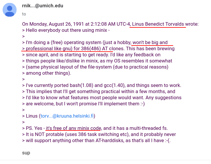 Techrights — Father of GNU Giving Keynote Talk Today, Father of Linux Collaborating With Linus ...