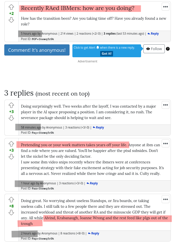 Techrights — Difficult Times at IBM and Microsoft Ahead of Mass Layoffs ...