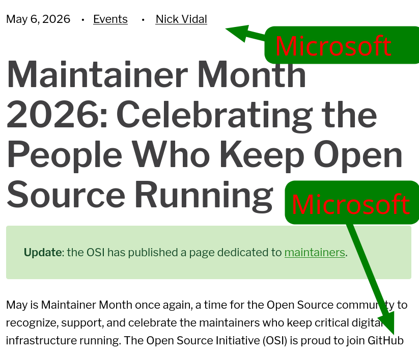 Techrights — OSI Partners With Microsoft to Help Pretend Proprietary ...